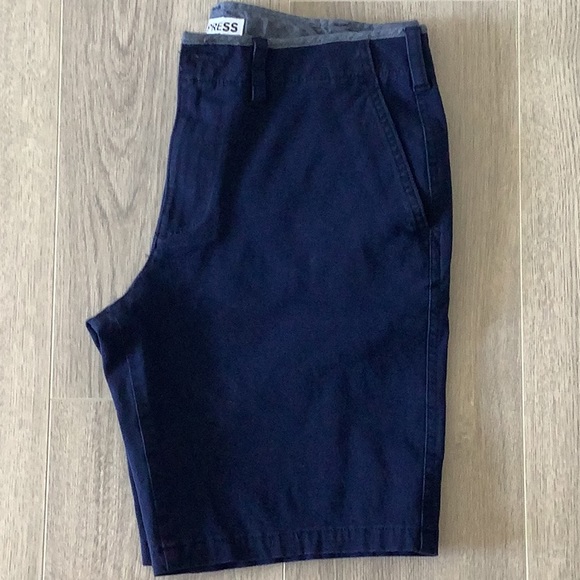 Express | Shorts | Men Express Slim Fit Preppy Short In Navy Blue ...